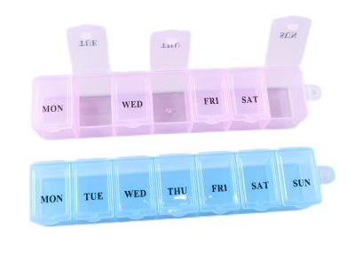 China Uso adulto del diario y del viaje de la anciano del bebé de Mini Portable Pill Box For for sale