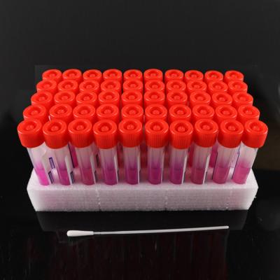 China Virus Sample Collection Tube With Nasal Swabs For Rapid Diagnostic Test Sampling Tubes for sale