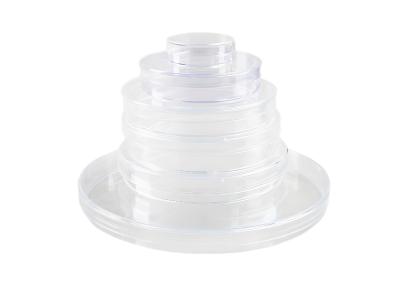 China placas de Petri plásticas del cultivo celular bacteriano de 70m m con los platos de la cultura de las tapas en venta