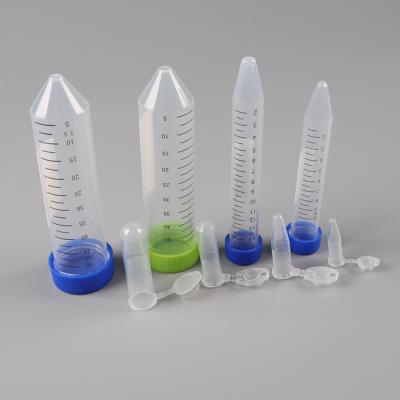 China Laboratory Polyethylene Centrifuge Tube 0.5ml 1.5ml 2ml 5ml 10ml 15ml 50ml 250ml 500ml for sale