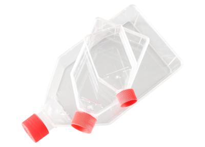 China Laboratory Plastic Cell Tissue Culture Flask CE And ISO Certification for sale