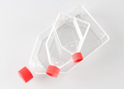 China Laboratory Plastic Cell Tissue Culture Flask CE And ISO Certification for sale