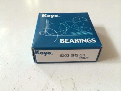 China original japan brand koyo 6203 2rs c3 deep groove ball bearing for sale