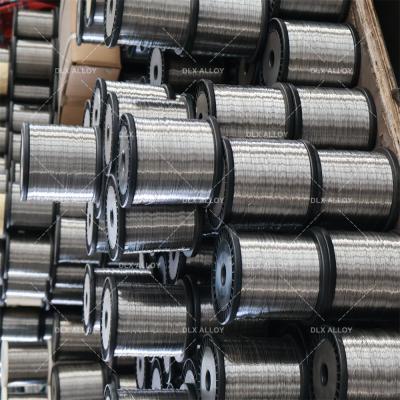 China Wärmeempfindliche Geräte Polierte helle Nickellegierung Ni60Cr15 Widerstandsdraht zu verkaufen