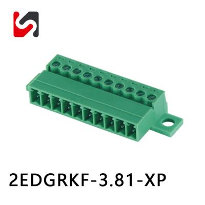 Cina SHANYE BRAND 2EDGRKF-3.81 3.81mm 2p-24p piattaforma in blocchi terminali maschio femmina filo a filo in vendita