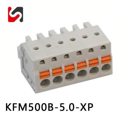 Cina SHANYE BRAND KFM500B-5.0 300V buon prezzo connettore pcb phoinex blocchi terminali innescabili 5.0mm passo in vendita