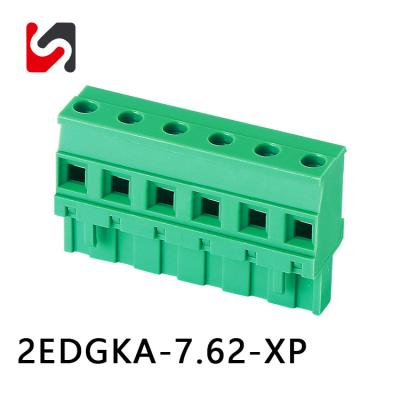 Cina 2EDGKA-7.62 300V 10A 7.62 MM passo di alta qualità prezzo competitivo Blocchi terminali plug-in con vite in vendita