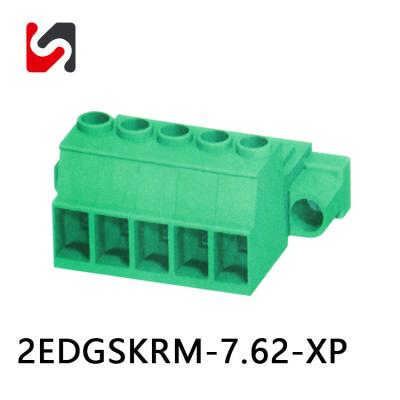 Cina SHANYE BRAND 2EDGSKRM-7.62 300V vendita a caldo 7.62mm 2p-24p blocco terminale in fiocco femminile con ul in vendita