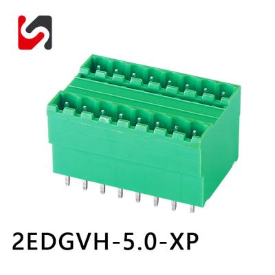 Cina SHANYE BRAND 2EDGVH-5.0 300V 2P-24P 5.0mm blocchi terminali a presa a caldo con ul per pcb in vendita