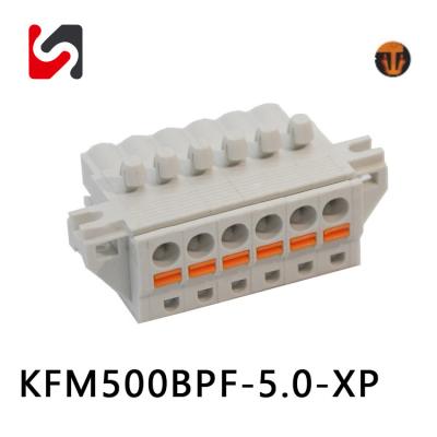 Cina SHANYE BRAND KFM500BPF-5.0 300V più recente modello 2P-24P maschio femmina blocchi terminali collegati connettore 5.0mm in vendita