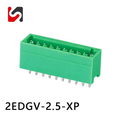 Cina SHANYE BRAND 2EDGV-2.5 300V vendita a caldo 5p 2.5mm passo Phoenix blocchi terminali innescabili connettore con ROHS in vendita