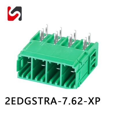 Cina SHANYE BRAND 2EDGSTRA-7.62 300V Nuovo modello 7.62 MM piattaforma Phoenix plug in blocchi terminali per pcb collegare in vendita