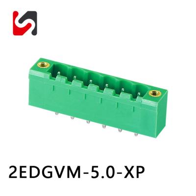 Cina 2EDGVM-5.0 300V 5.0MM piattaforma vendita a caldo fornitore di blocchi terminali in fiocco in vendita