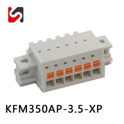Cina SHANYE BRAND KFM350AP-3.5 300V Nuovi blocchi terminali in fiocco da 3,5 mm maschio donna fornitore di vendita calda in vendita