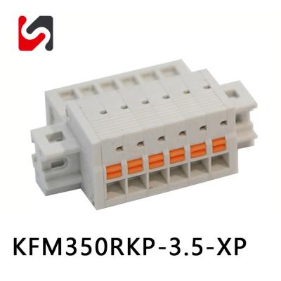 Cina SHANYE BRAND KFM350RKP-3.5 300V di buona qualità migliore prezzo 3.5mm blocchi terminali in fiocco maschio femmina made in china in vendita