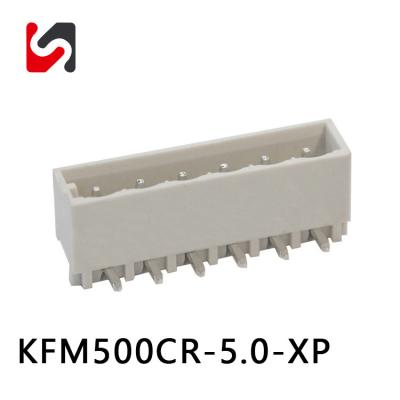 Cina SHANYE BRAND KFM500CR-5.0 300V connettore Phoenix pcb blocco terminale innescabile 5.0mm passo maschio in vendita