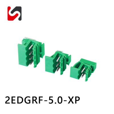 Cina SHANYE BRAND 2EDGRF-5.0 5.0 mm di passo 2P-24P Phoenix blocchi terminali innescabili fornitore maschio in vendita