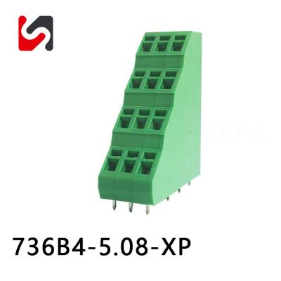 中国 KFM736B4-5.08 5.08mm ピッチ フェニックス スプリングレバーコネクタ 3ターミナル ホットセール 販売のため