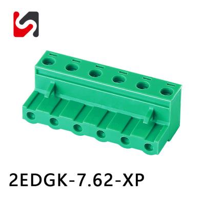 China 2EDGK-7.62 300V 10A 7.62 MM pitch de alta qualidade preço competitivo Blocos terminais plugáveis à venda