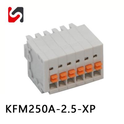 China SHANYE BRAND KFM250A-2.5 300V Recomendo 2P-24P 2.5mm venda a quente Phoenix blocos terminais pluggable com ul à venda