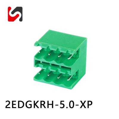 China 2EDGKRH-5.0 300V conector de bloco terminal de parafuso de montagem de PCB à venda