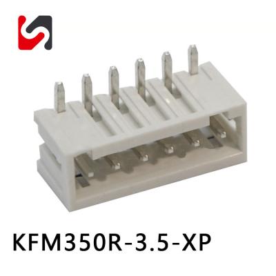 China SHANYE BRAND KFM350R-3.5 300V 2P-24P 3.5mm Phoenix blocos terminais ligáveis homem mulher fornecedor de venda a quente à venda
