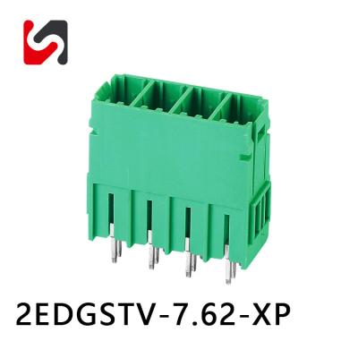 Cina SHANYE BRAND 2EDGSTV-7.62 300V in vendita a caldo 7.62mm di passo connettore di blocchi terminali con spina in vendita