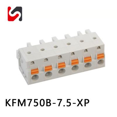 Cina SHANYE BRAND KFM750B-7.5 300V Phoenix blocchi terminali innescabili 7.5mm passo maschio e femmina in vendita