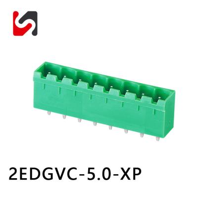Cina SHANYE BRAND 2EDGVC-5.0 300V vendita a caldo 5.0mm di passo connettore di blocchi terminali in fiocco con ce in vendita