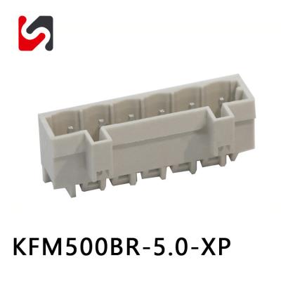 Cina SHANYE BRAND KFM500BR-5.0 300V Promozione maschio femmina connettore di blocco terminale innescabile 5.0mm destra in vendita