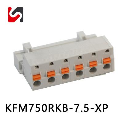 Cina SHANYE BRAND KFM750RKB-7.5 300V modello phoinex tipo pcb blocchi terminali innescabili passo 7,5 mm in vendita