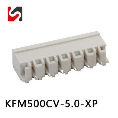Cina SHANYE BRAND KFM500CV-5.0 300V Phoenix blocco terminale innescabile 5.0mm passo maschio per pcb in vendita