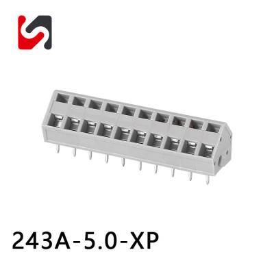 中国 供給 5.0mm ピッチ スプリング ローデッド フェニックス ターミナル ブロック 300V 10A UL 販売のため