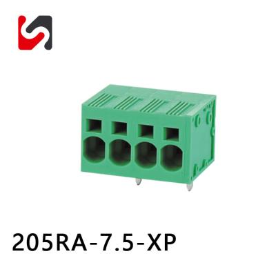 Cina Tipo molla 7.5 mm Pitch Phoenix 5 Amp Terminal Block Wire Connector Norme di controllo qualità in vendita
