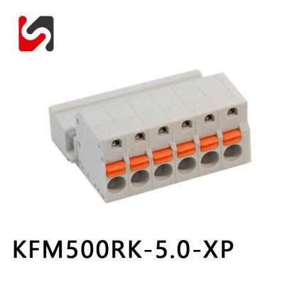 Cina SHANYE BRAND KFM500RK-5.0 300V Phoenix blocco terminale innescabile 5.0mm passo maschio 2P-24P in vendita