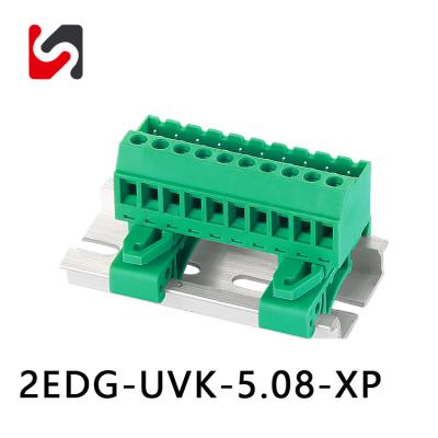 Cina 300V 5.08mm Phoenix Pluggable Din Ferrovie terminali blocchi in vendita