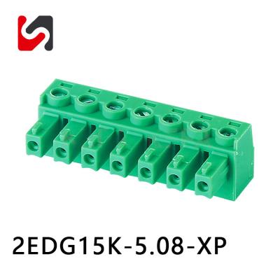 China 2EDG15K-5.08 300V bloco de terminais 5.08 mm bloco de terminais de PCB marca Shanye à venda