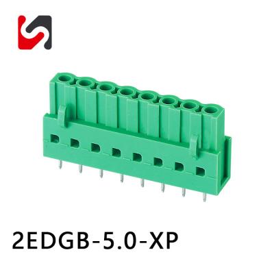 China 2EDGB-5.0 300V terminal de parafuso da placa de circuito 5.0MM pitch à venda
