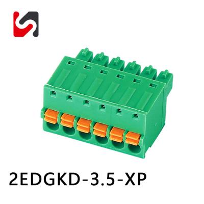 Cina SHANYE BRAND 2EDGKD-3.5 300V 3,5 mm di passo 4p spina nel blocco terminale per pcb in vendita