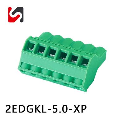 China SHANYE BRAND 2EDGKL-5.0 300V bloco terminal de tipo parafuso ligável à venda