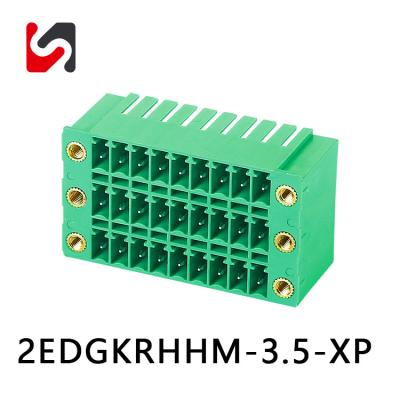 Cina SHANYE BRAND 2EDGKRHHM-3.5 300V tipi di connettori per blocchi terminali con flange in vendita