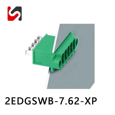 China SHANYE BRAND 2EDGSWB-7.62 300V venda a quente 7.62mm pitch Phoenix blocos terminais pluggable conector com ul à venda