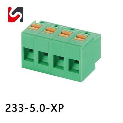 中国 フェニックス 5Amp PCB端末接続端末ブロック スプリング 5.0mm ピッチ 販売のため