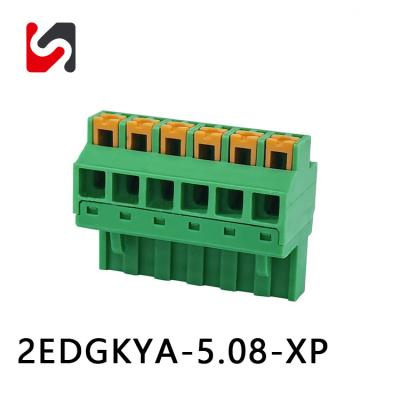 Cina Collegatore di filo di blocco terminale a 300V 2P-24P in fiocco 5.08mm in vendita