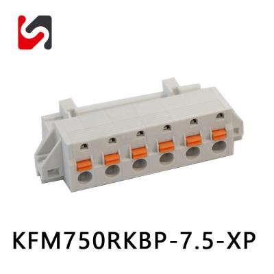 China SHANYE BRAND KFM750RKBP-7.5 300V venda a quente modelo phoinex blocos terminais pluggable 7.5mm à venda