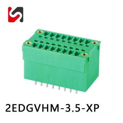 China 2EDGVHM-3.5 Fornecedor de blocos terminais de dupla fila de 300V à venda