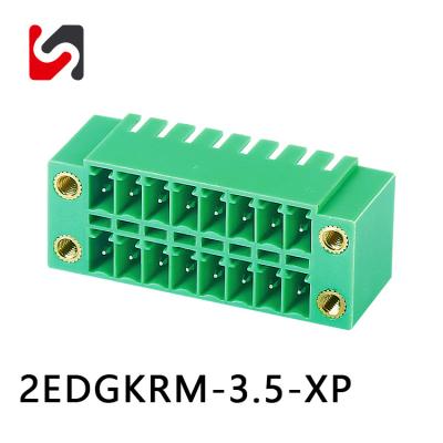 China SHANYE BRAND 2EDGKRM-3.5 Bloco terminal de 12 V com flange à venda