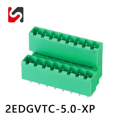 Китай 2EDGVTC-5.0 300V 5.0MM толщины мужского женского подключаемых терминальных блоков соединителей продается