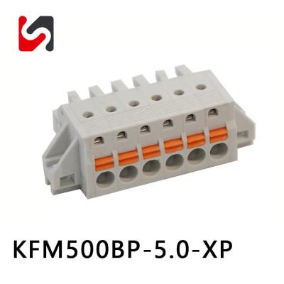 中国 5.0mmピッチ 300V 2P-24P 男性 女性プラグイン可能な端末ブロック 販売のため