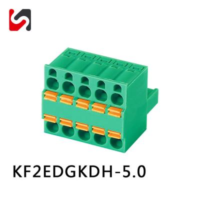 China 10A Blocos terminais elétricos verdes com 2 a 16 postes à venda